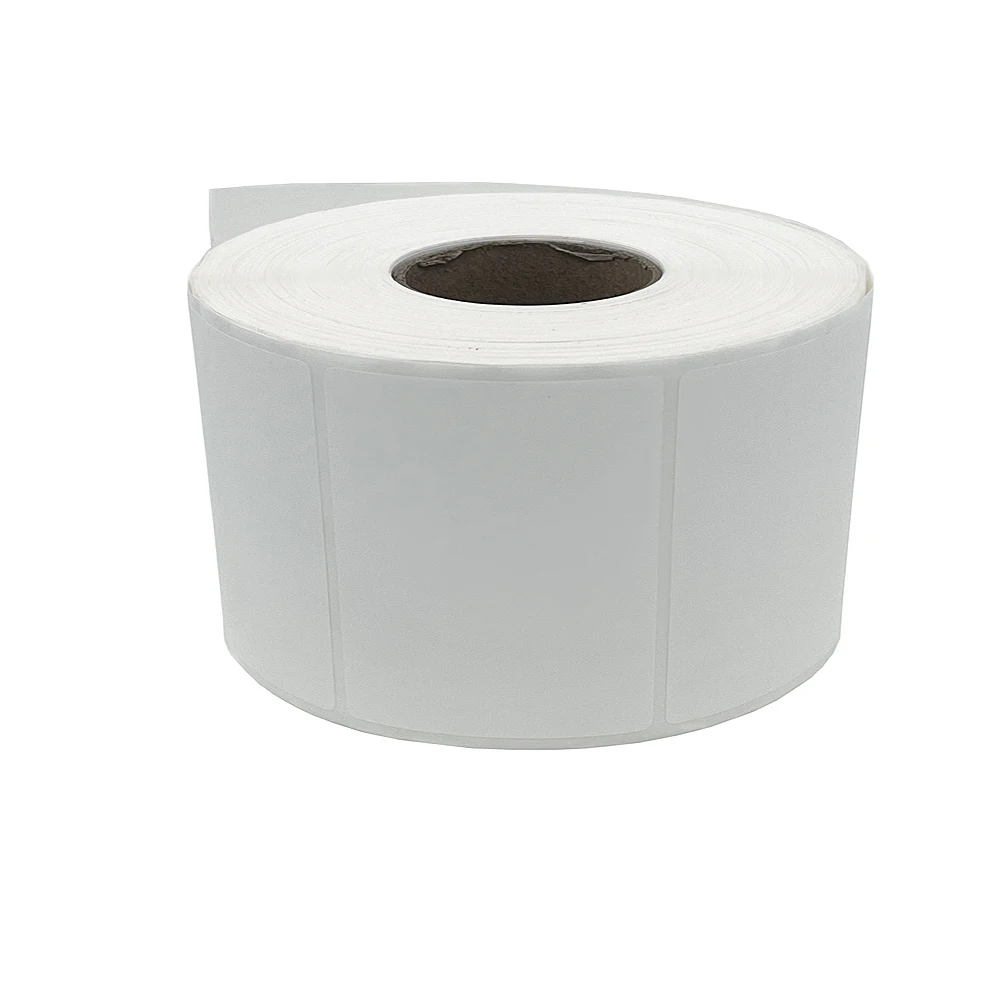80x50MM-Roll-Waterproof-Oilproof-White-Sticker-Labels-Thermal-Transfer ...