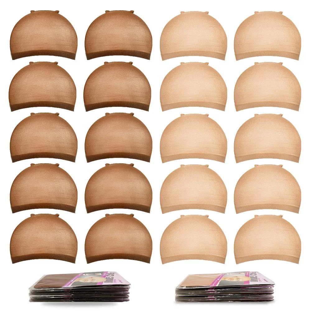 20pcs-Lot-10pack-Wig-Cap-Nylon-Elastic-Lace-Front-Wig-Stocking-Caps-For ...