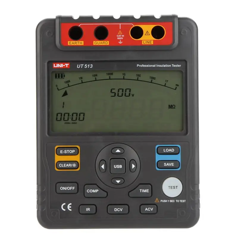 UNI-T-UT511-512-513-513A-Insulation-Resistance-Testers-Meter ...