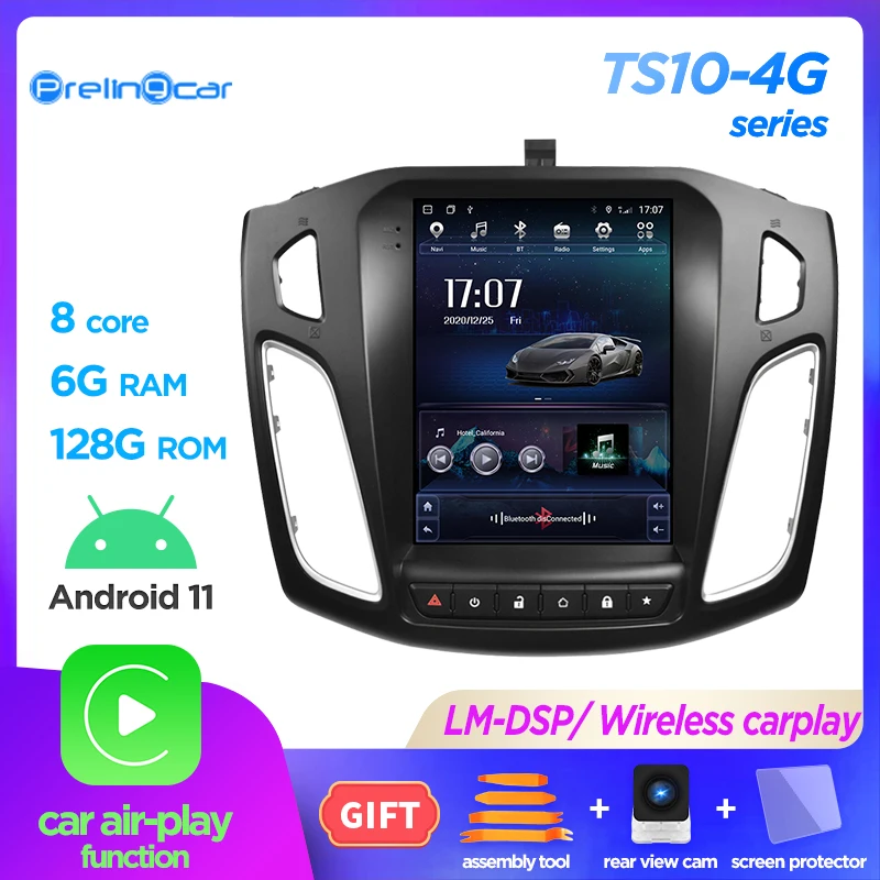 4g Lte Vertical Screen Android 10.0 Car Gps Multimedia Video Radio ...