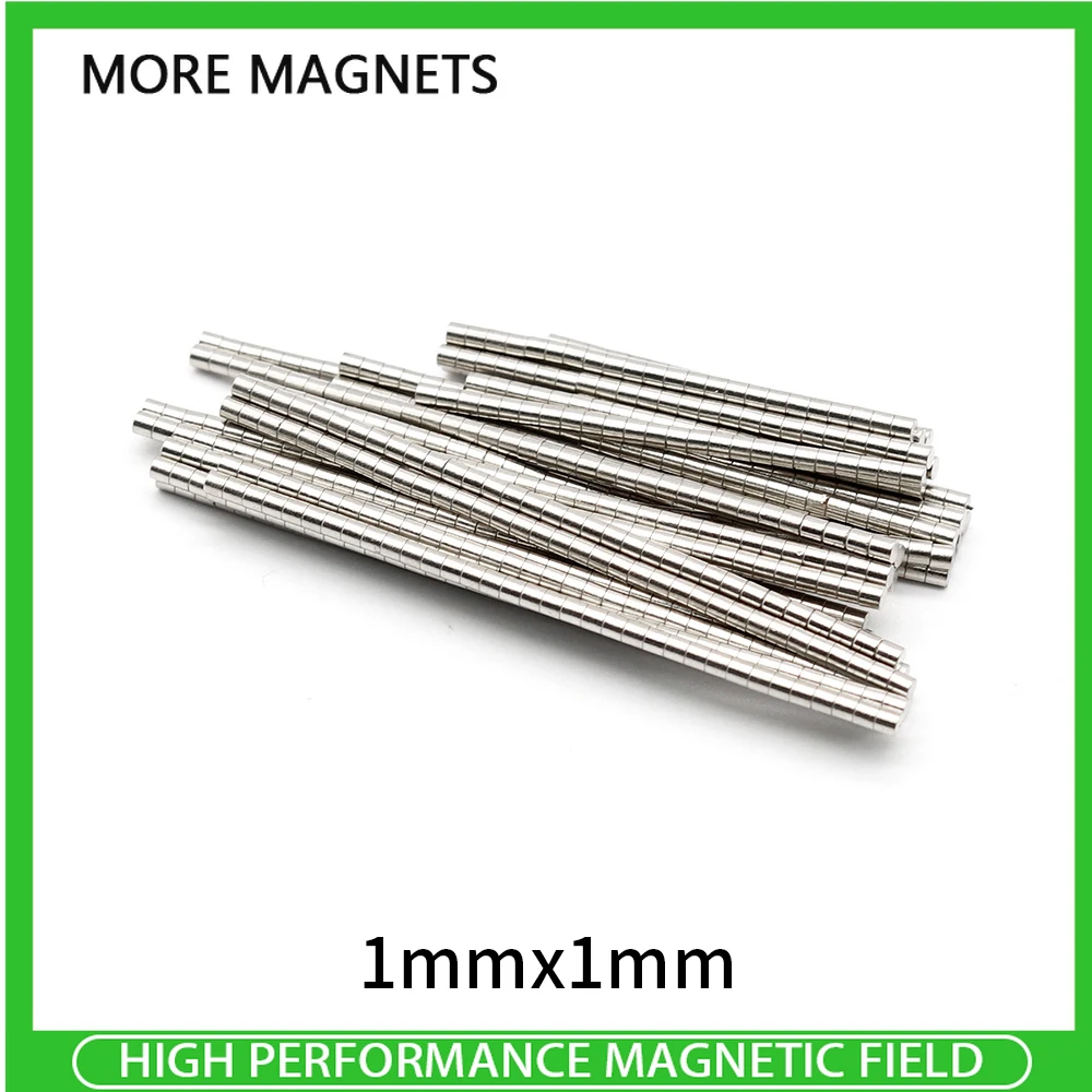 1000-Pieces-1x1mm-Super-Strong-Round-Disc-Block-Rare-Earth-Neodymium ...