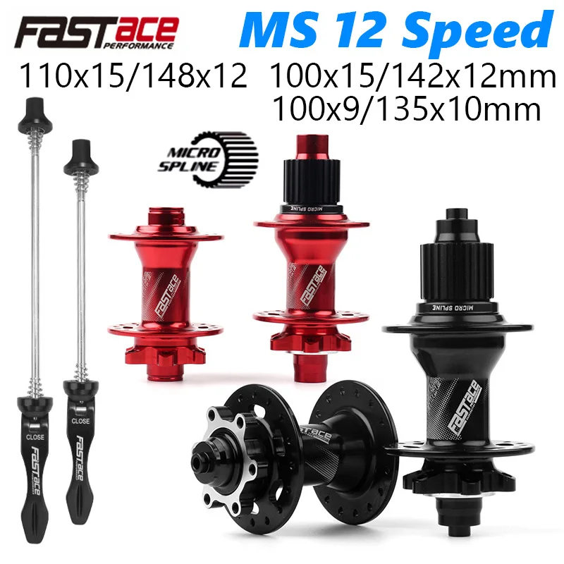 Fastace-DA201-12-Speed-MICRO-SPLINE-Hubs-Front-Rear-XT-M8100-M7100-32H ...
