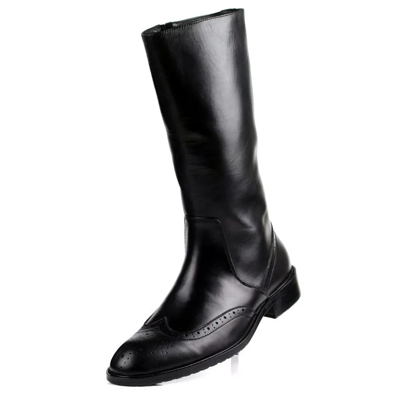 2024-fashion-retro-wind-boot-to-create-leather-men-zipper-style-riding ...