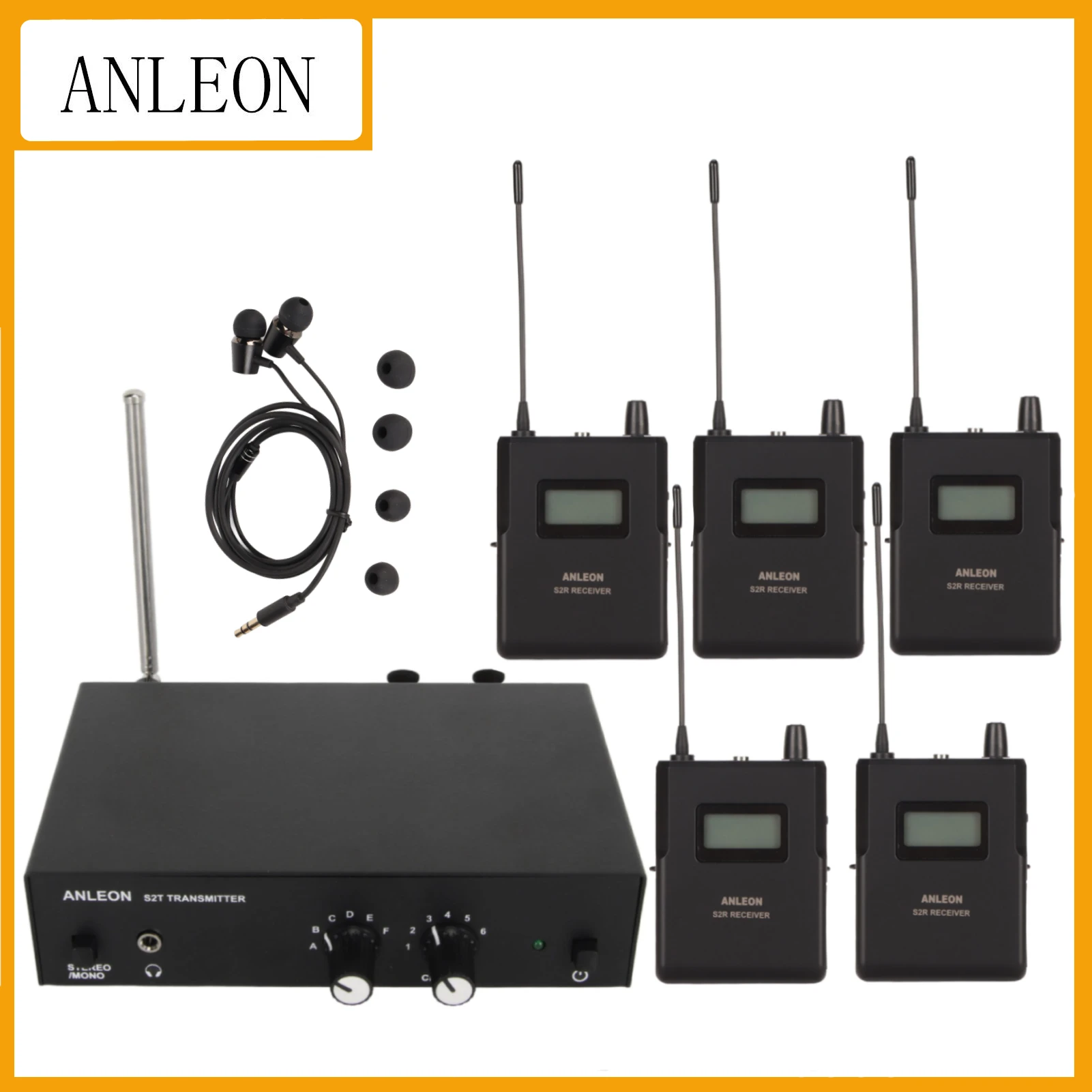 ANLEON-S2-Stereo-Wireless-In-Ear-Monitor-System-4-Frequ-ncias ...