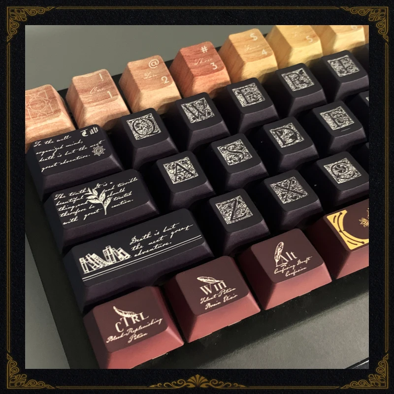 Mysterious-Spell-Theme-Keycaps-Set-PBT-Sublimation-Cherry-Profile ...