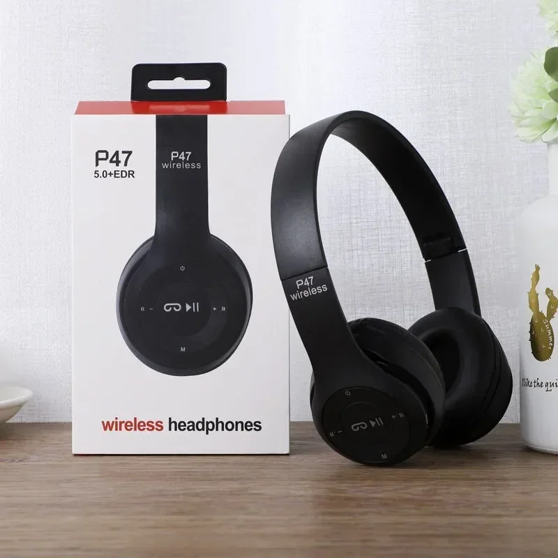 P47-Headset-5-0-Bluetooth-Compatible-Headset-Folding-Series-Wireless ...