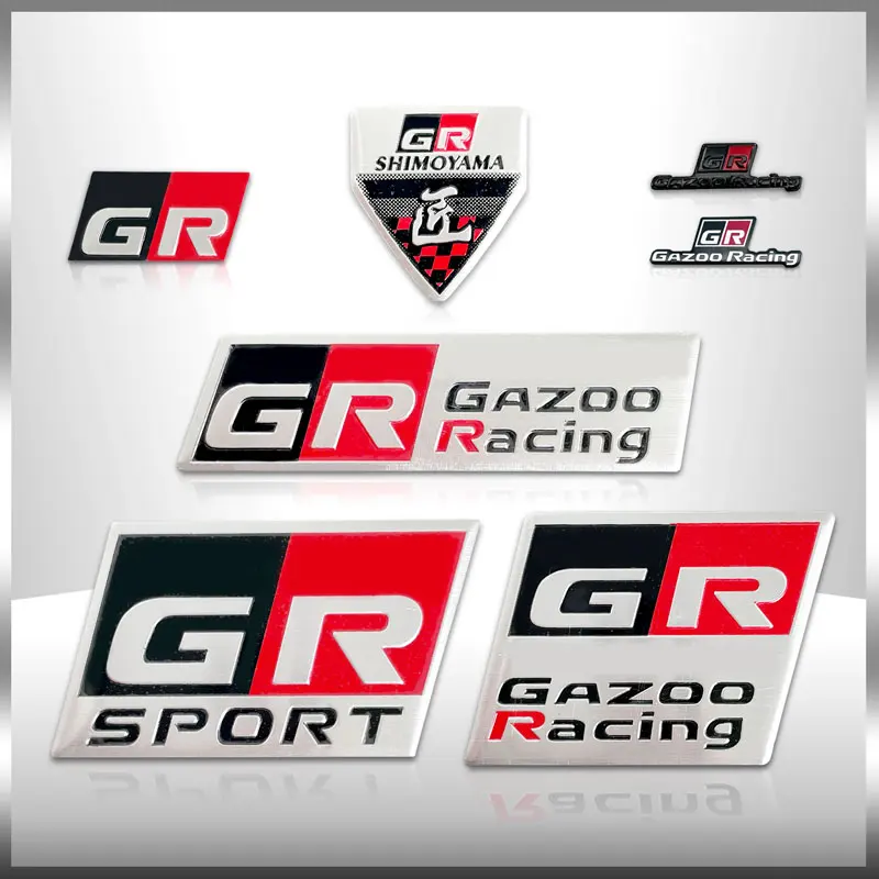 3D-Aluminum-Car-Styling-GR-Sport-GR-Gazoo-Racing-Emblem-Auto-Body-Trunk ...