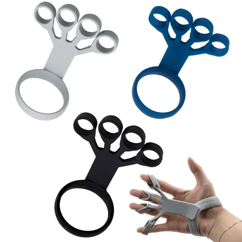 Silicone-Grip-Device-Finger-Exercise-Stretcher-Arthritis-Hand-Grips ...