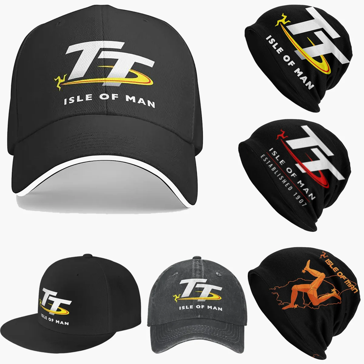 Extreme-Sport-Accessories-Isle-Of-Man-TT-Races-Baseball-Cap-Outfit ...