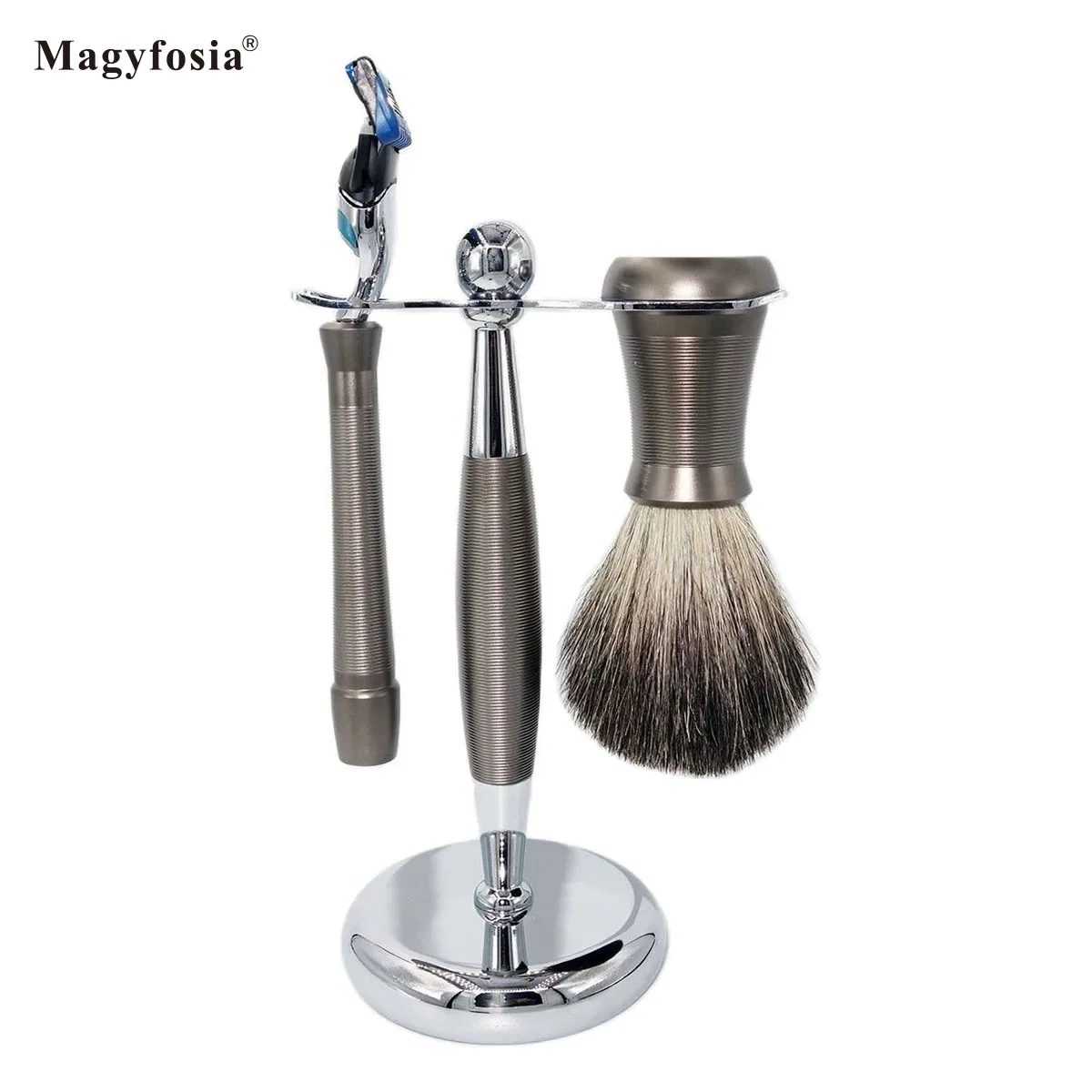 Magyfosia-Men-s-New-Luxury-Gunmetal-Grey-5-Layer-Fusion-Razor-Manual ...