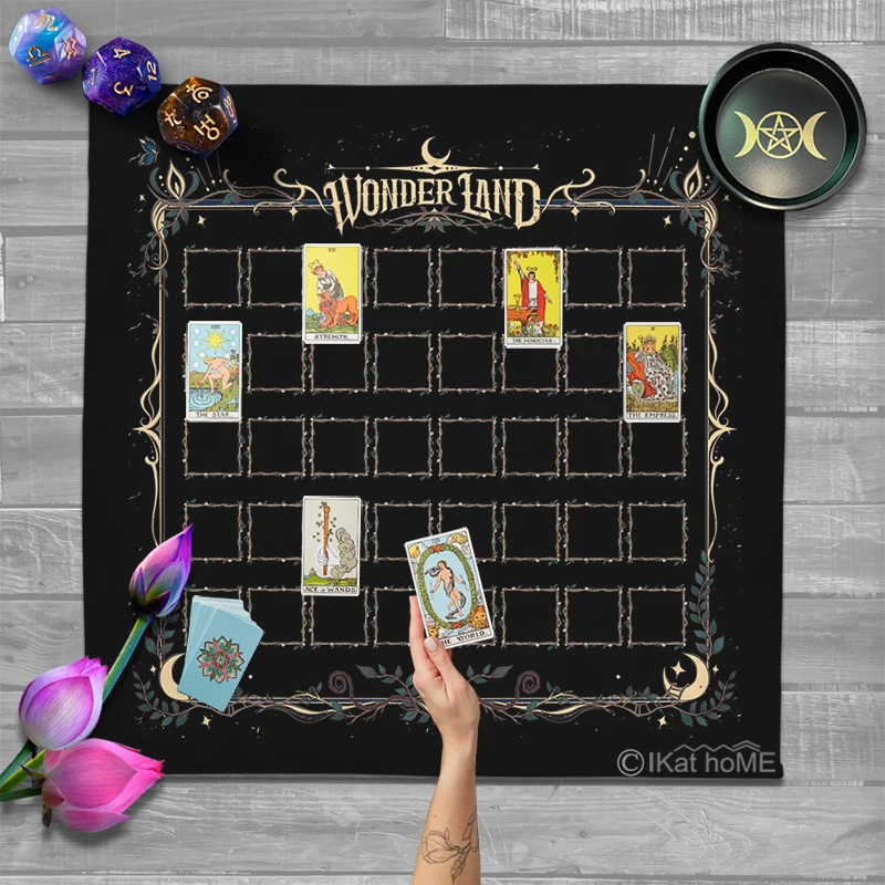 Lenormand-Cards-Oracle-Deck-Table-Cloth-Tarot-Tablecloth-Rana ...