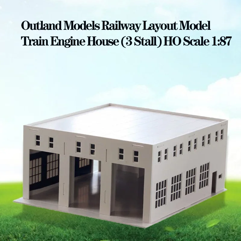 N Scale Locomotive Outland Models Railroad Layout Locomotive Shed ...