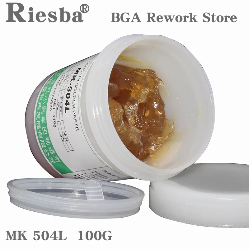 BGA solder paste MK-504L no-clean solder paste flux soldering oil - buy ...