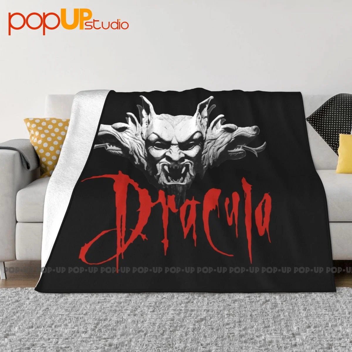 Dracula Bram Stoker Vampire Horror Movie Blanket Bedding Nap Blanket ...