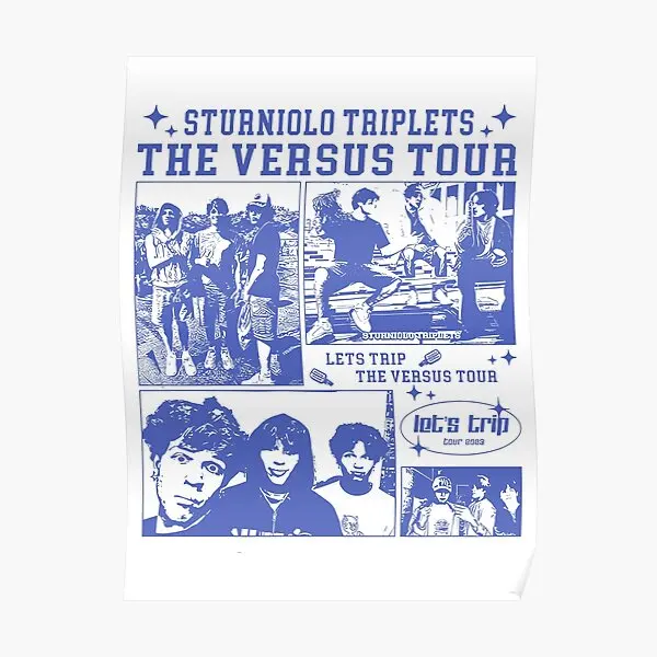 Sturniolo-Triplets-The-Versus-Tour-Poster-Vintage-Wall-Decoration-Home ...