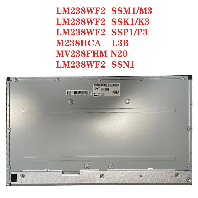Painel LCD original, 23,8 ", LM238WF2, SSM1, M3, K1, K3, P1, P3, M238HCA, L3B, MV238FHM, N20 ...