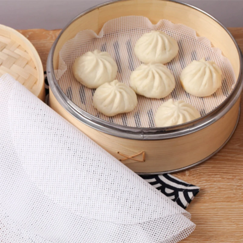 Non-Stick-Steamer-Mat-Dim-Sum-Tool-Food-Grade-Silicone-Reusable ...