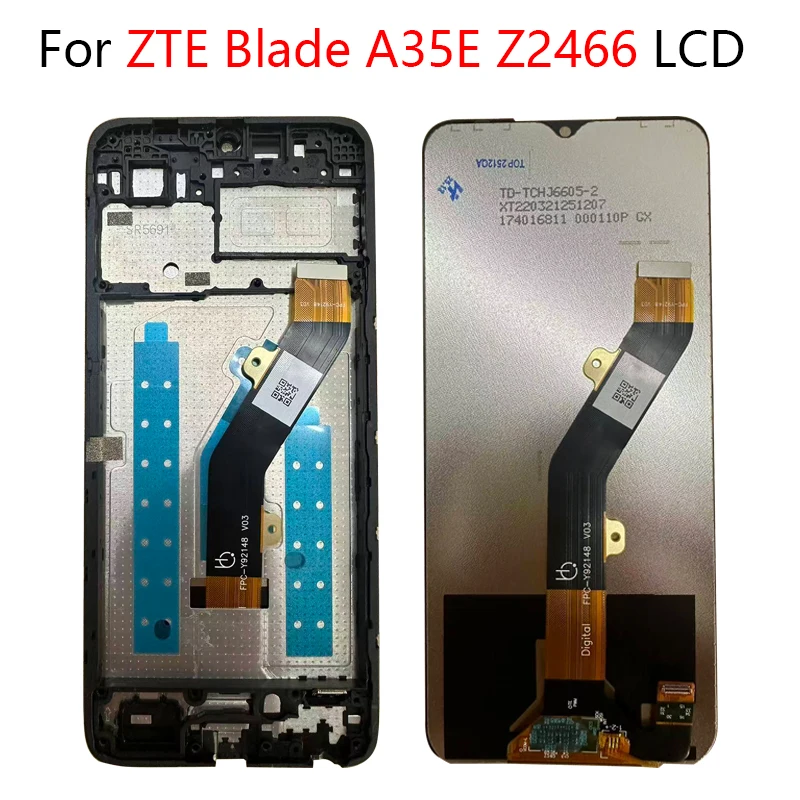 For ZTE Blade A35E LCD Z2466 Display Screen Touch Digitizer Assembly ...