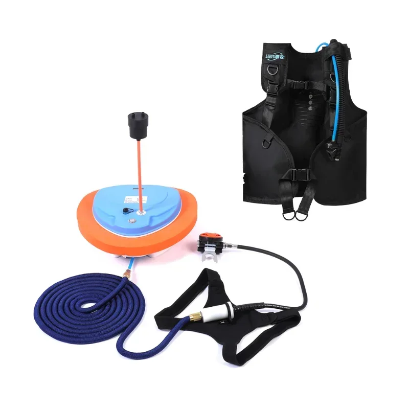 Scuba-Diving-Snorkel-Equipment-Mobile-Ventilator-Tankless-Waterproof ...