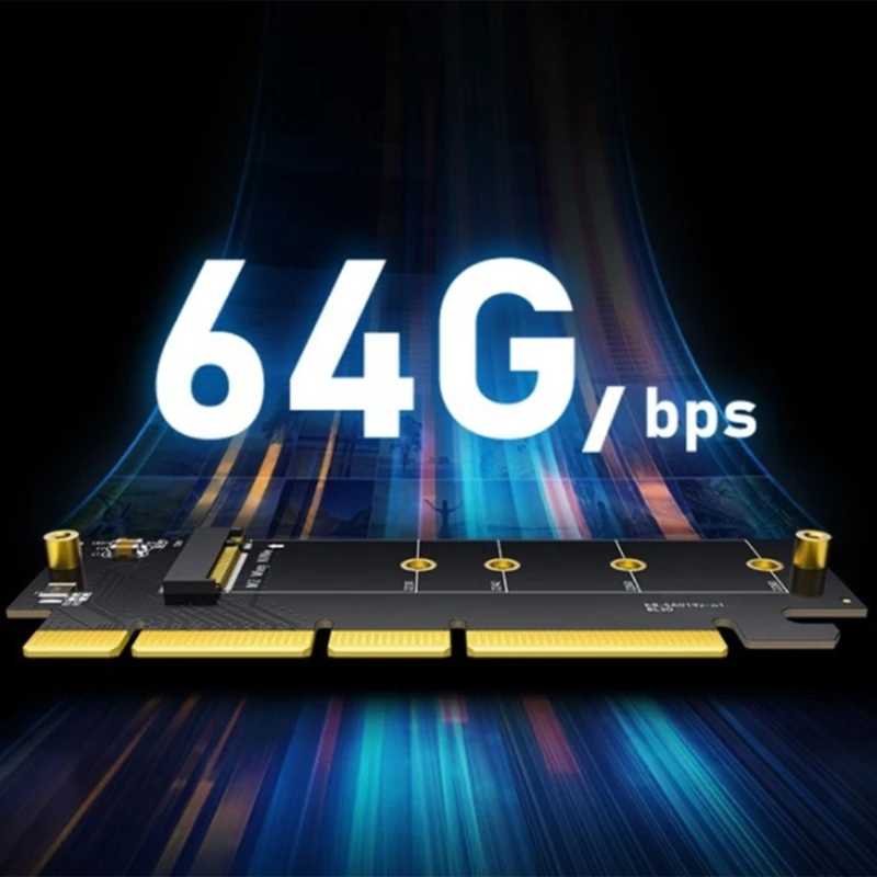 . 2 Pcie x16 어댑터 카드 Pci e . 2 NVMe SSD 확장, m2 M 키 PCI Express 4.0 고속 확장 ...