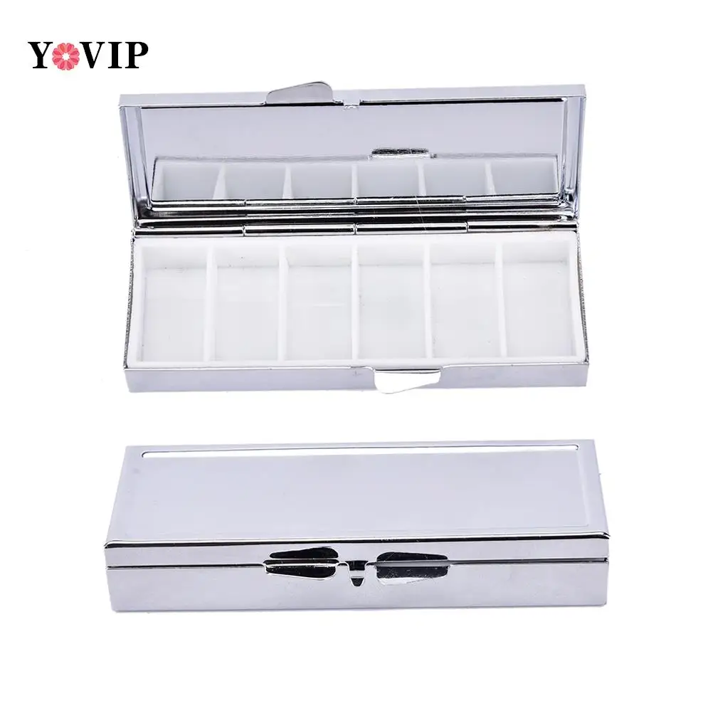 Hot 1Pc Mini Portable Travel Pill Cases Rectangle Pill Boxes Metal Pill ...