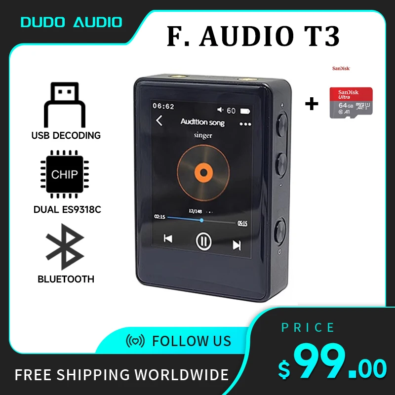 F-AUDIO-T3-de-alta-fidelidad-reproductor-de-alta-fidelidad-DSD-peque-a ...