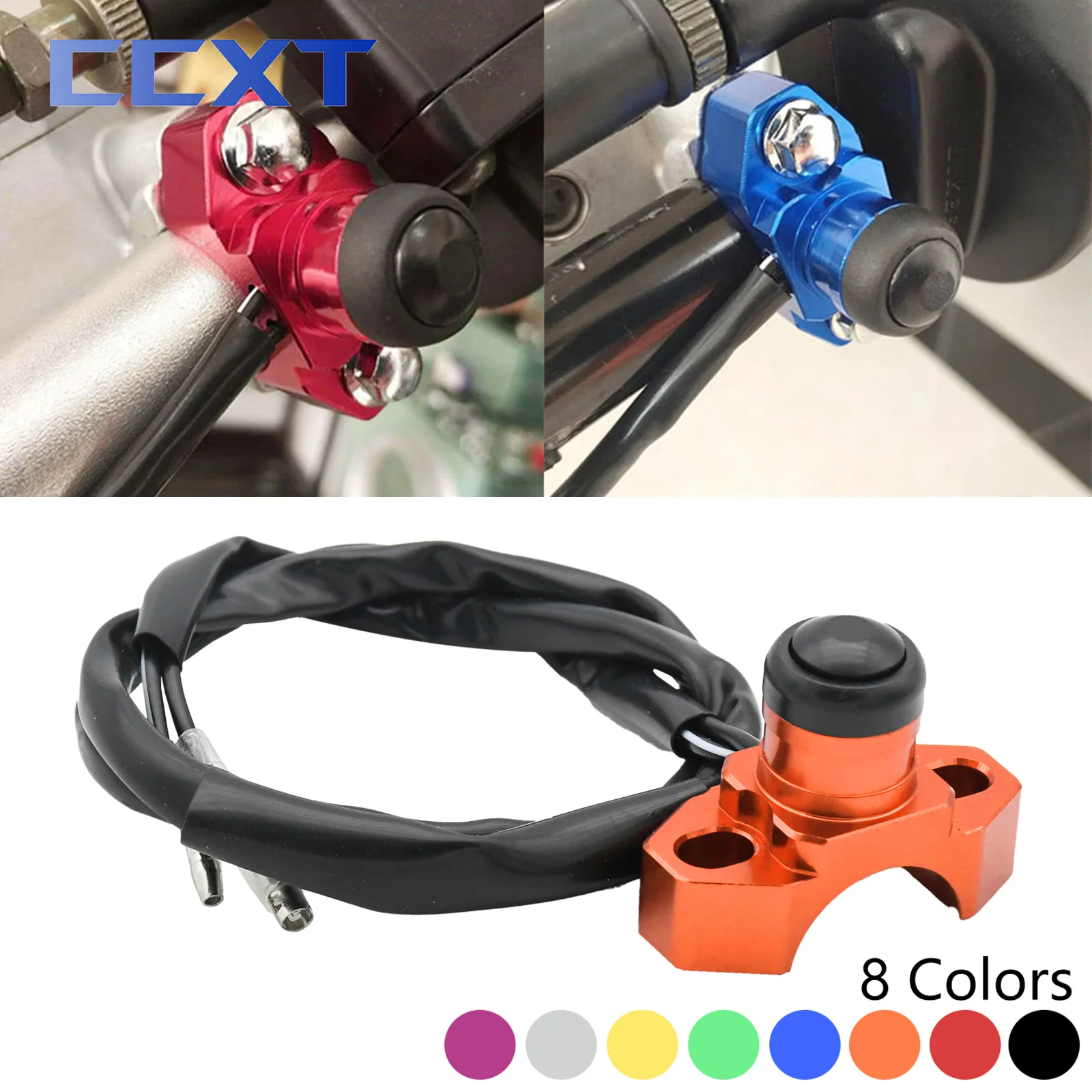 CNC-Motorcycle-Universal-Stop-Start-Kill-Switch-For-KTM-Honda-Yamaha ...