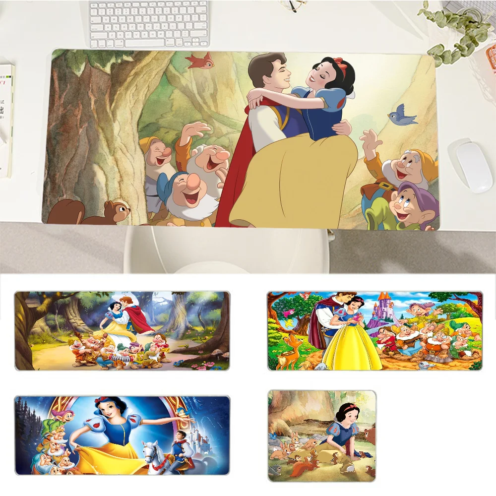 Disney-Snow-White-Mousepad-Cute-Natural-Rubber-Gaming-mousepad-Desk-Mat ...