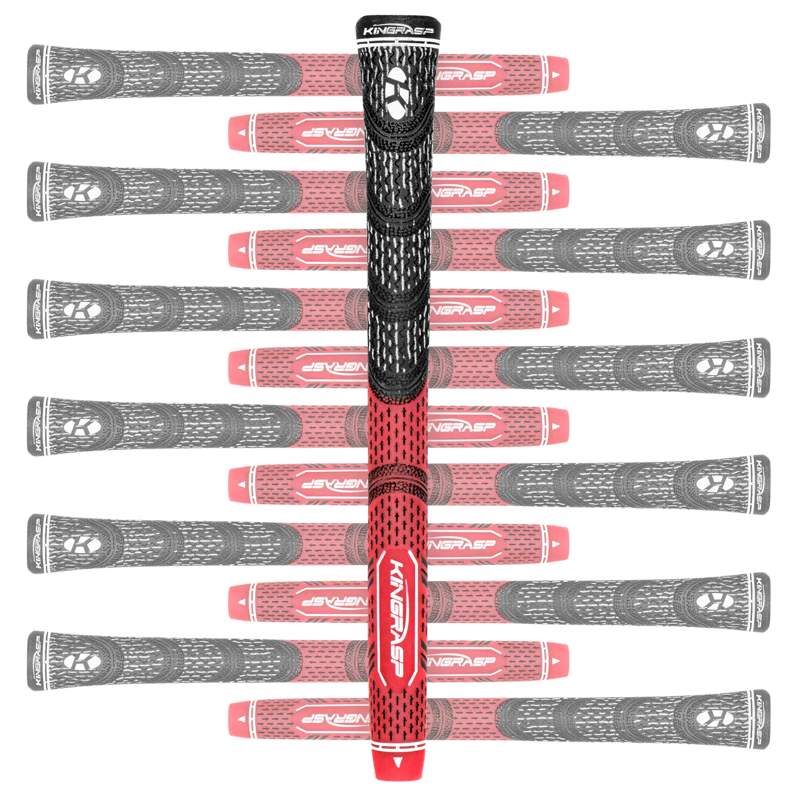 Kingrasp Golf rubber grips Golf club grips with gold and silver colors ...