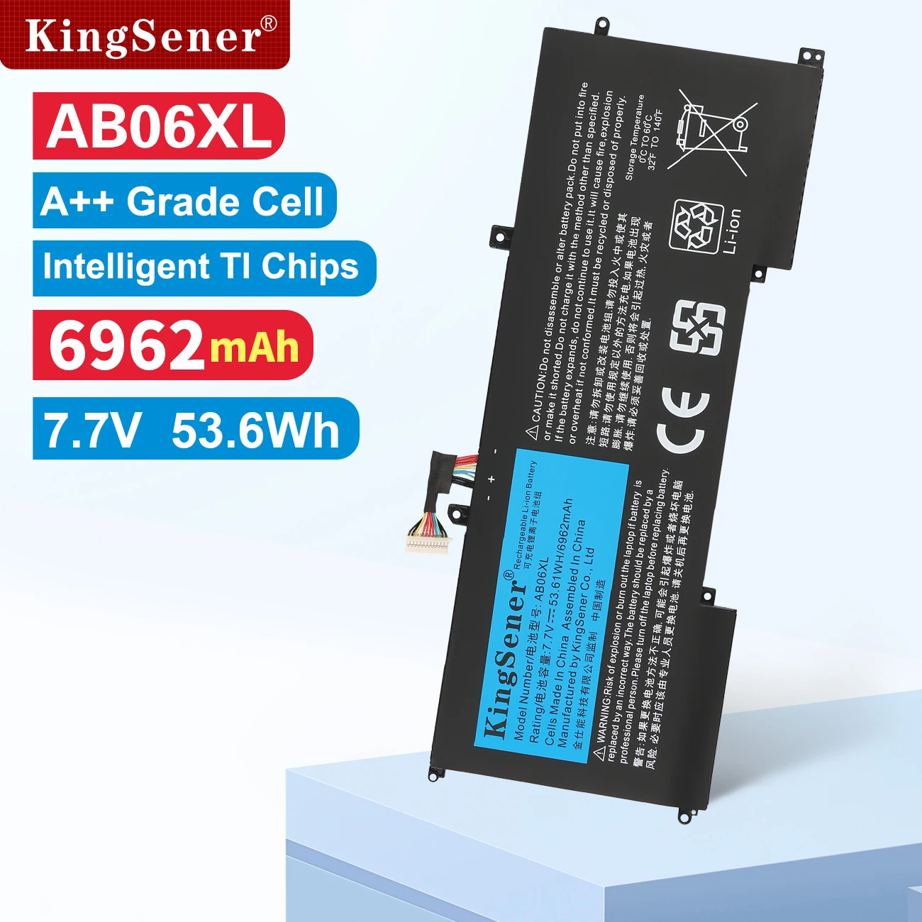 KingSener AB06XL Battery For HP ENVY 13-AD019TU 13-AD020TU 13-AD106TU ...