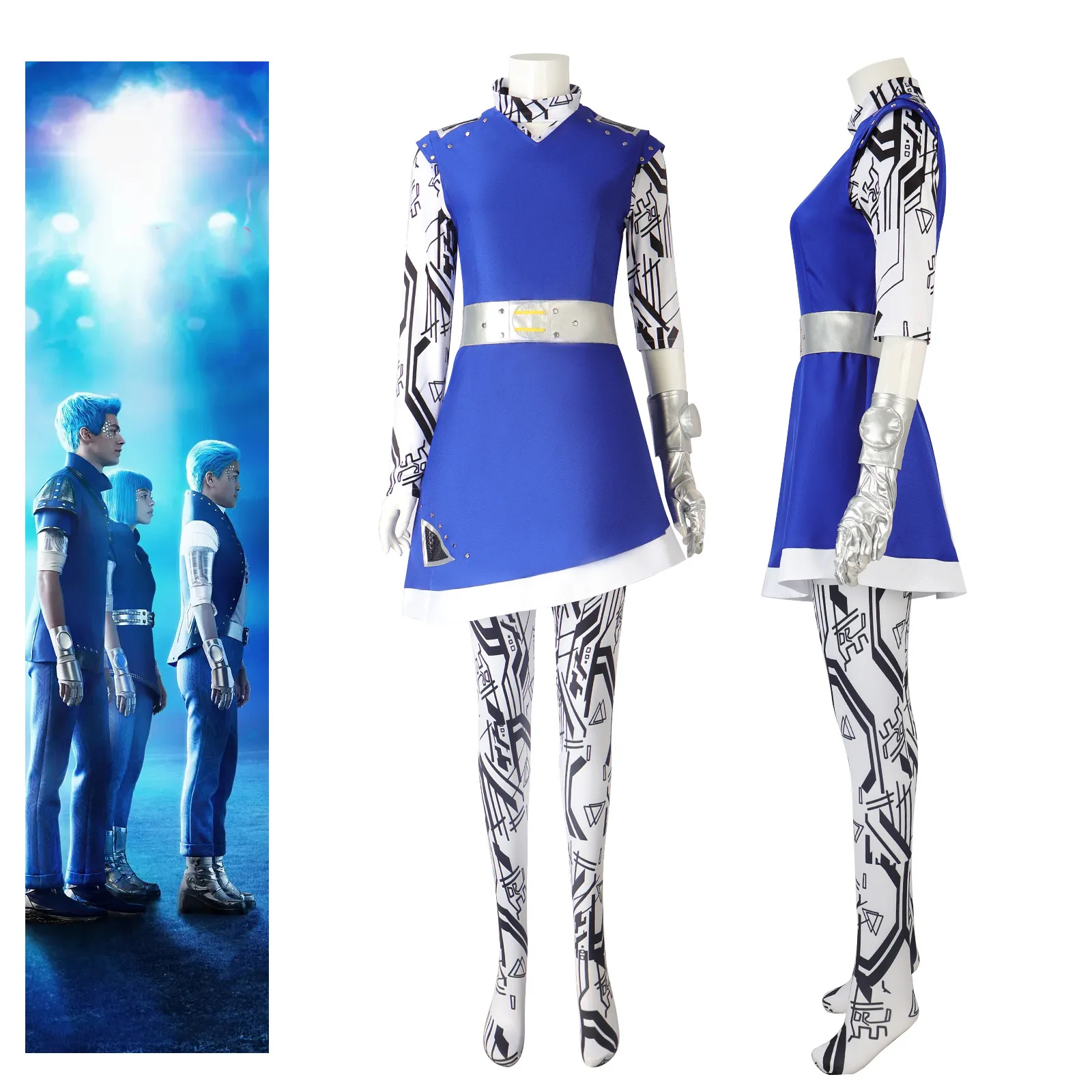 Zombies 3 Addison Alien Cosplay Costume Top Skirt Outfits Halloween ...