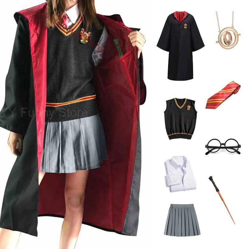 School Uniform Sweater | Robe Wizard Potter | Wizard Costum Men ...