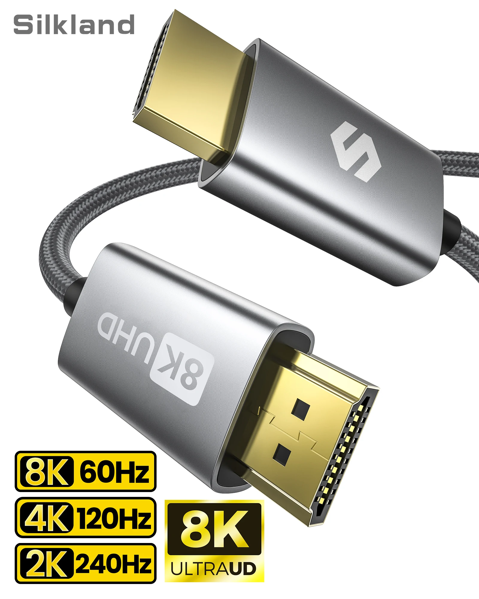 Silkland-8K-HDMI-2-1-Cable-HDMI-EARC-Cable-for-Soundbar-48Gbps-PS5-HDMI ...