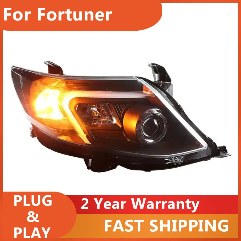 KOWELL-Car-Styling-LED-Head-Lamp-for-Toyota-Fortuner-headlights-for ...