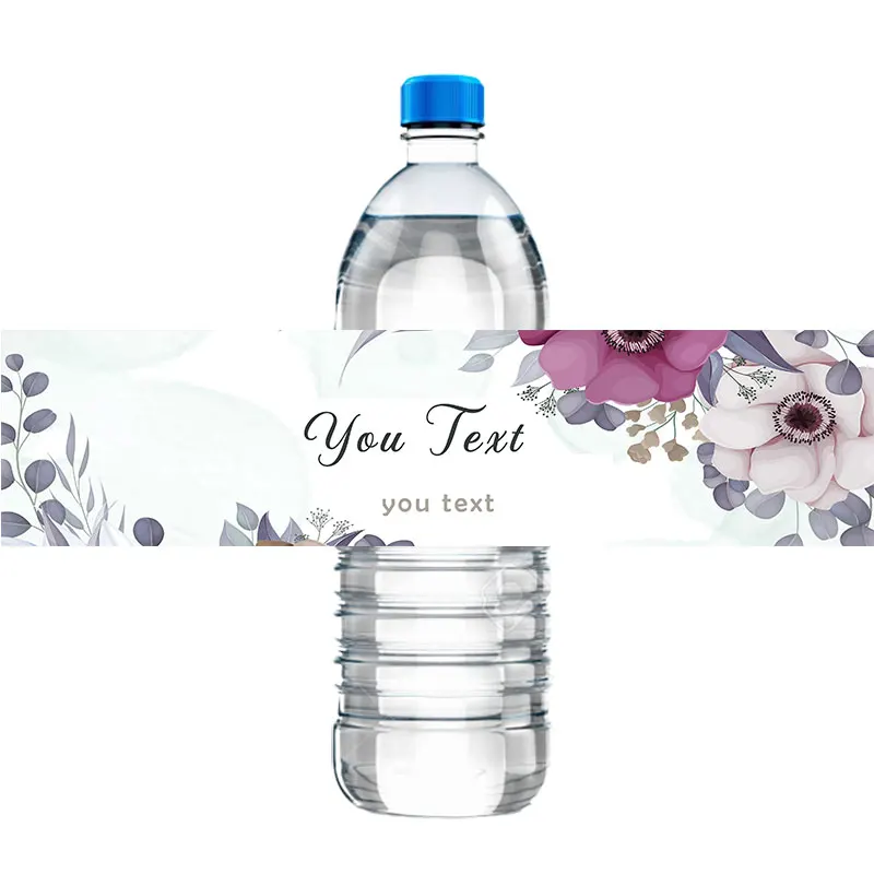 Water Bottle Label Design