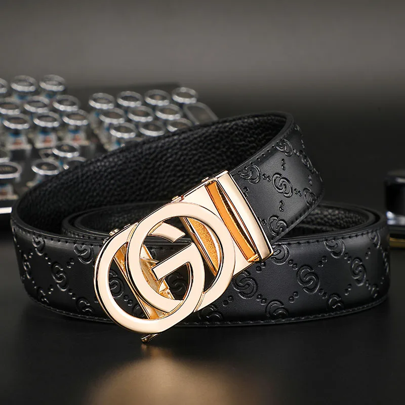 2023 New Luxury Vintage Designer Brand Cowhide Belt Men High Quality ...