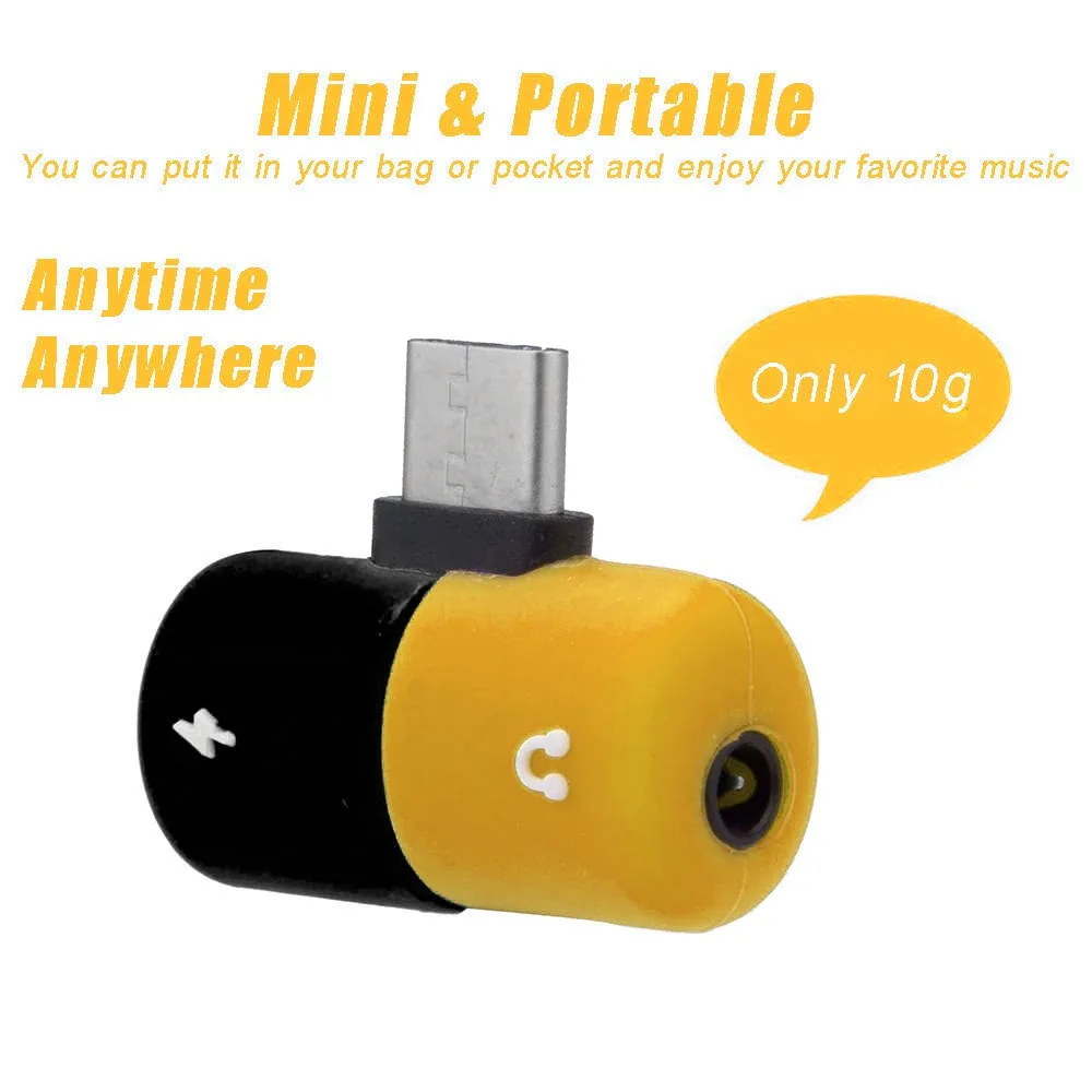 Capsule-Shape-Fast-Charging-type-c-to-Earphone-3-5mm-Audio-Cable ...