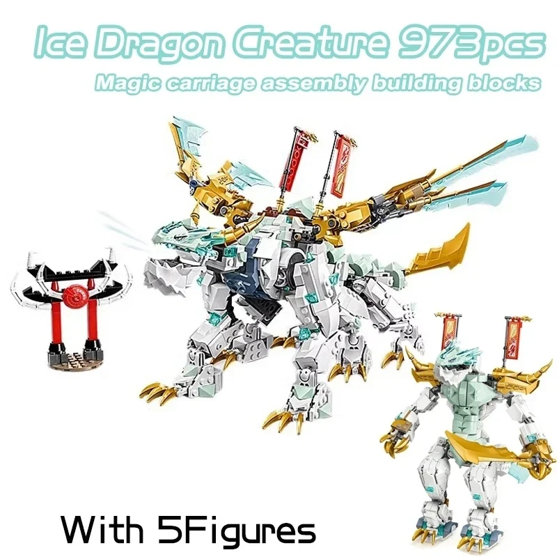 New-Season-17Zane-Ice-Dragon-Creature-Building-Blocks-71786-Titan-Mech ...