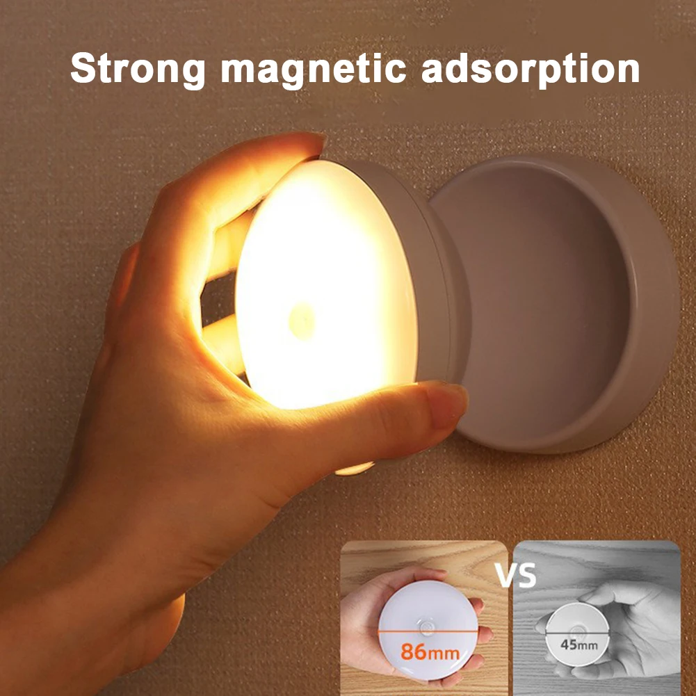 360-Rotated-PIR-Motion-Sensor-Night-Light-Led-Wall-Lamps-Rechargeable ...