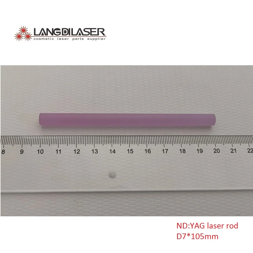 Nd:yag Laser Rod / Size : D7*105(145)mm / Ar@1064nm Coated On Both ...