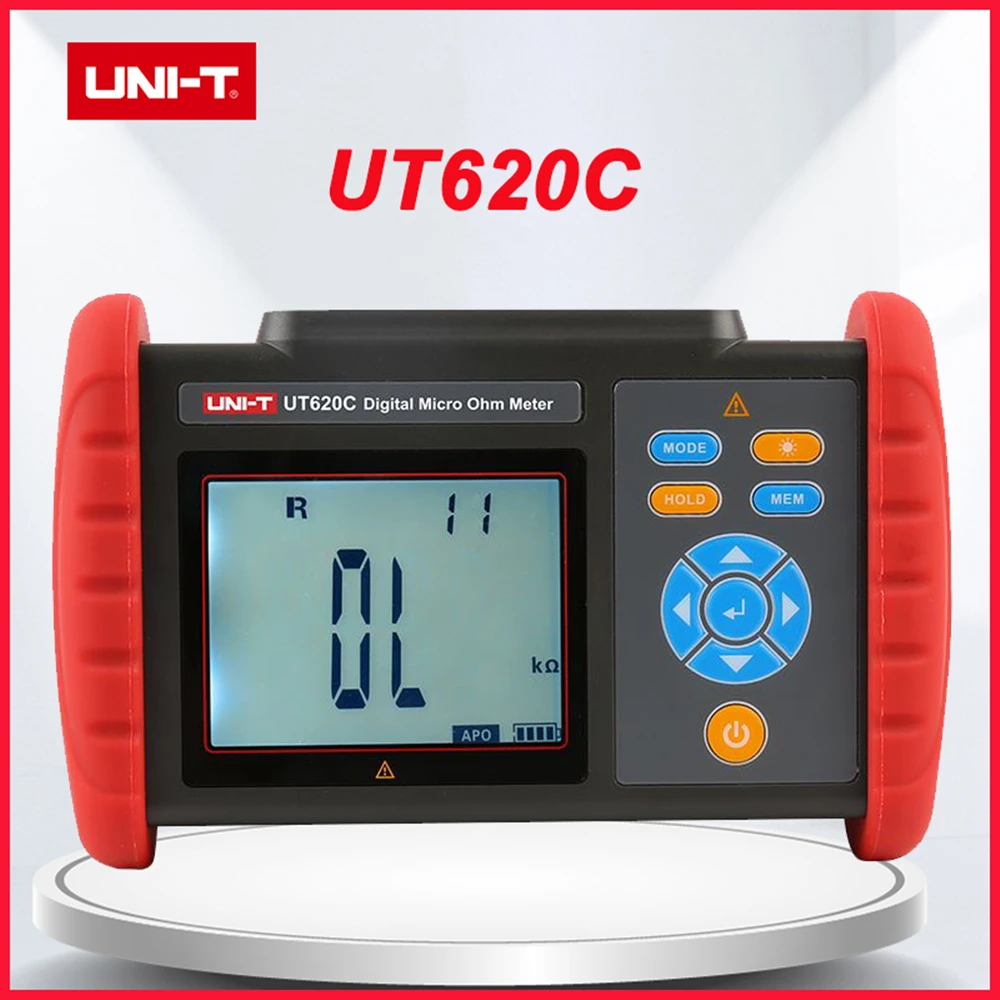 UNI T UT620C 디지털 메가 미터 미터 절연 지구 저항 미터 테스터 케이블 고전압 전압계 메가 미터| | - AliExpress