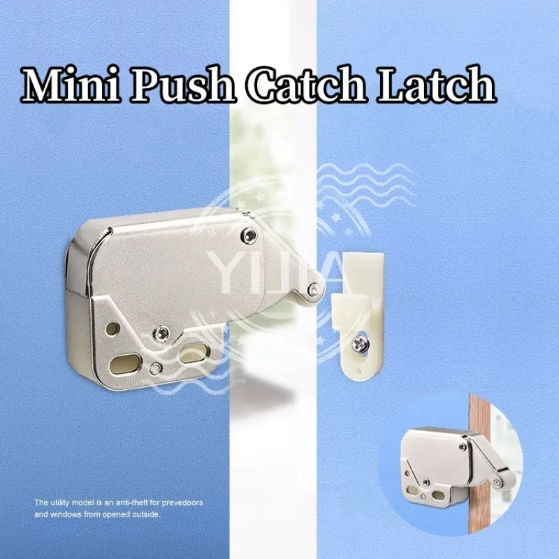Creative-Mini-Push-Catch-Latch-Cabinets-Trunk-Lock-Door-Touch-Spring ...