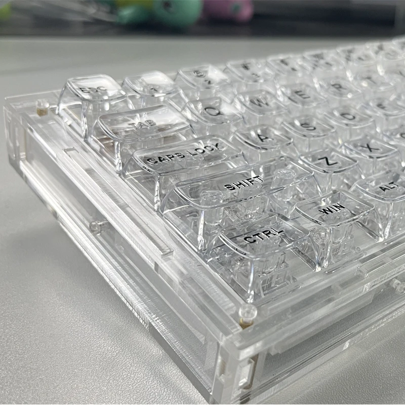 Mechanical-Keyboard-CBSA-Profile-Keycap-Clear-Crystal-Backlit-RGB ...