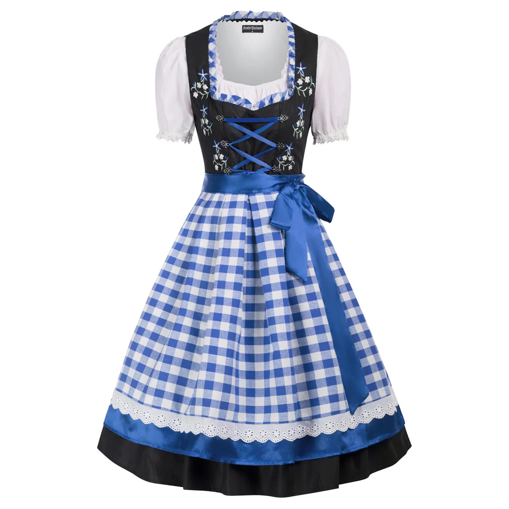 3pcs-Set-SD-Women-German-Bavarian-Oktoberfest-Costumes-Short-Sleeve ...