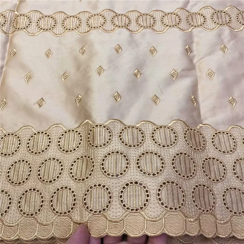 5-Yards-Nigerian-100-Cotton-Polish-Satin-Embroidery-Fabric-High-Quality ...