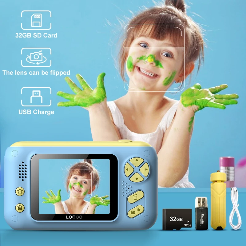 Cute-HD-Screen-Children-Camera-Portable-Toys-Video-Recorder-Kids ...