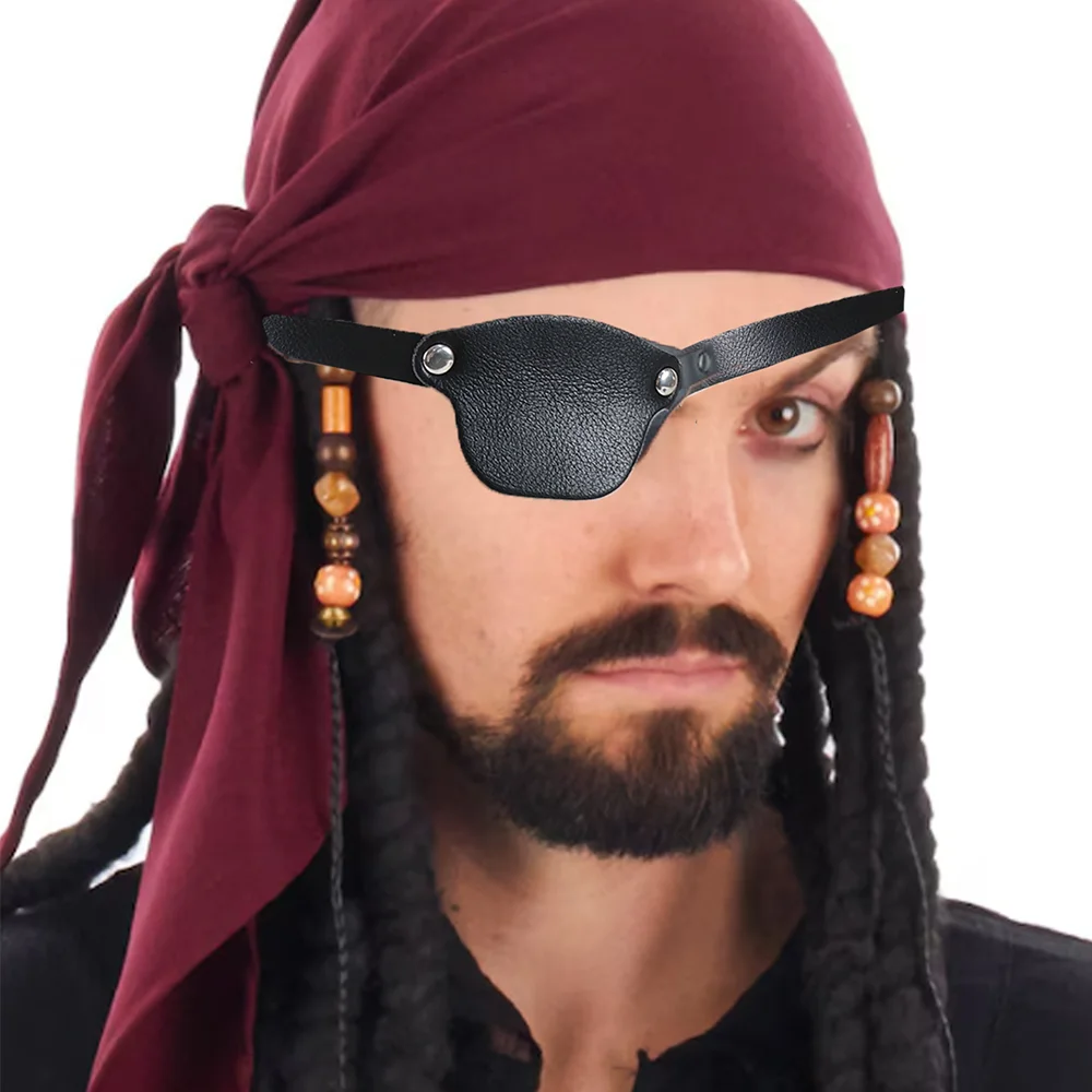 Festive-One-Eyed-Mask-Creative-Cosplay-Leather-Eye-Patch-Adjustable ...