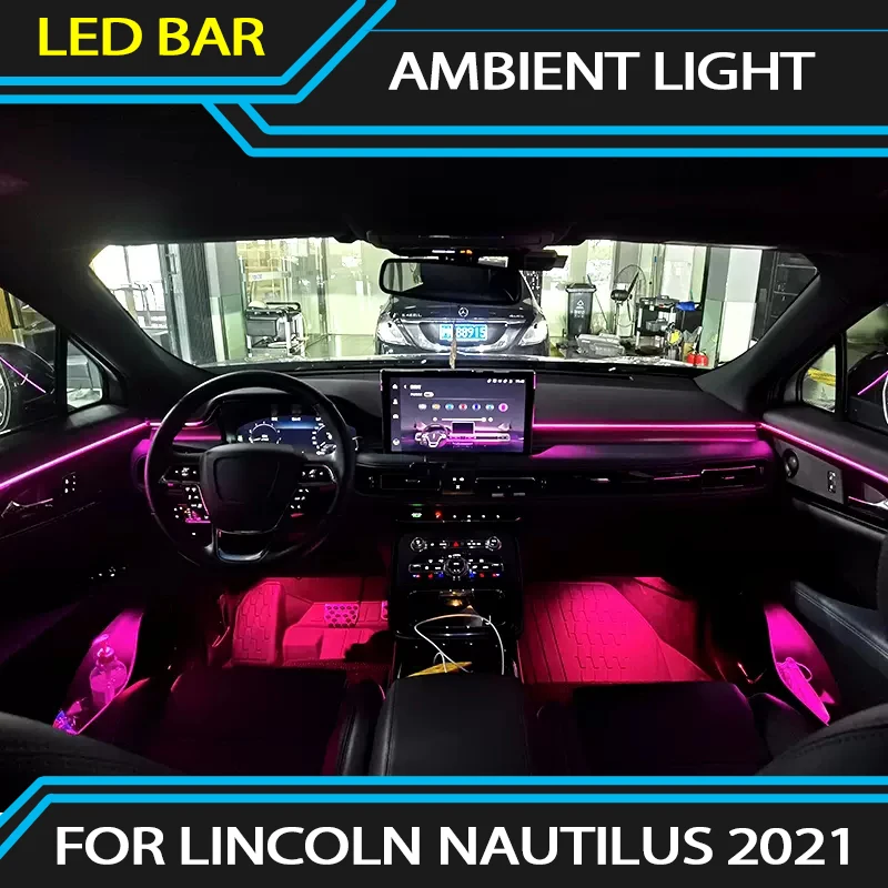 7-Colors-Screen-Controls-Ambient-Lights-For-Lincoln-Nautilus-2021-Led ...