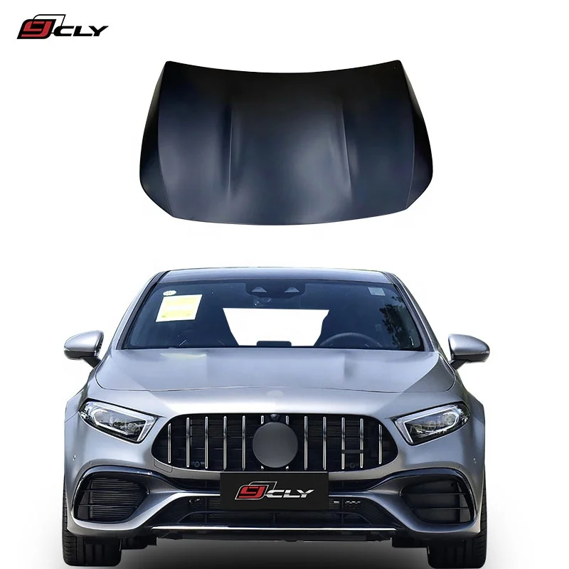 Car Bumper Bonnet For 2019+ A Class W177 Facelift A45 AMG Engine Bonnet ...