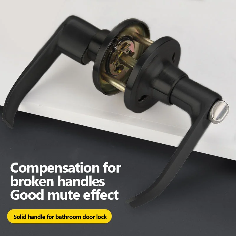 Three-Bar-Handle-Lock-Zinc-Alloy-Interior-Door-Lock-Silent-Lock-Cross ...